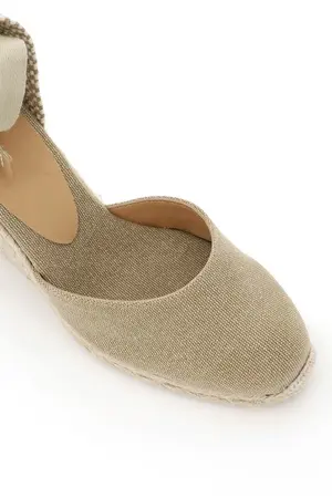 CastaÑer Round Toe Tie-fastened Espadrilles