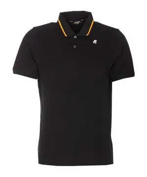 K-WAY Jud Pique Polo Shirt - Black