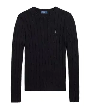 Polo Ralph Lauren Pony Embroidered Crewneck Jumper - Black