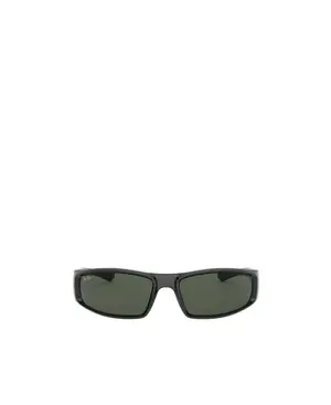 Ray-ban Rb4335 Shield Frame Sunglasses - Black