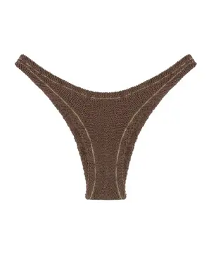 REINA OLGA Triangle Bikini Bottoms - Brown