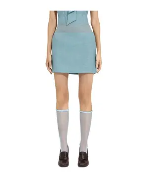 MAISON MARGIELA Raw-edge Mini Skirt