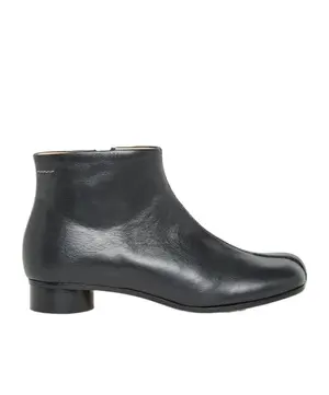 MAISON MARGIELA Square Toe Ankle Boots - Black