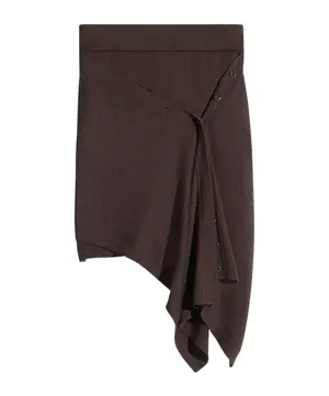 LEMAIRE Buttoned Midi Skirt - Black