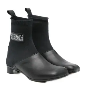 MAISON MARGIELA Back Pull Ankle Boots - Black