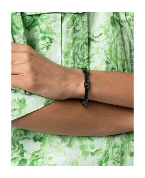 Tory Burch Embellished Crystal Serif-t Bracelet