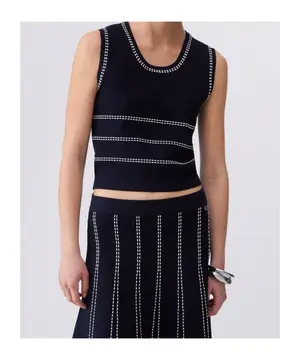 Liu Jo Striped Tank Top