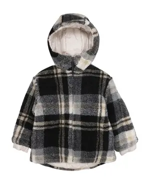IL GUFO Hooded Plaid Jacket