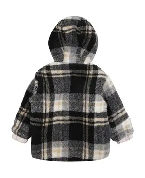 IL GUFO Hooded Plaid Jacket