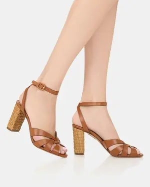 AQUAZZURA Square-heeled High-heeled Sandals