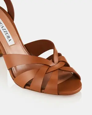 AQUAZZURA Square-heeled High-heeled Sandals