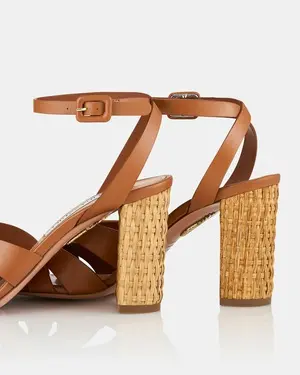 AQUAZZURA Square-heeled High-heeled Sandals