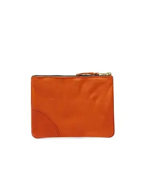 Comme Des Garçons Comme Des Garons Wallet Logo Printed Zip-up Wallet