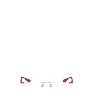 Ray-ban Rimless Transparent Glasses - White