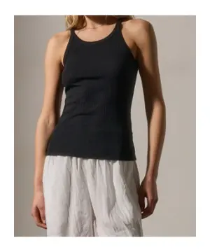 JAMES PERSE Ribbed High Neck Cami