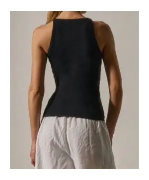 JAMES PERSE Ribbed High Neck Cami
