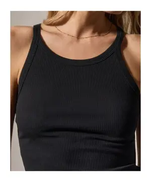 JAMES PERSE Ribbed High Neck Cami