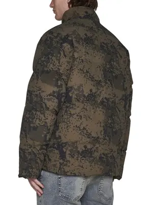 REPRESENT Camouflage Printed High-neck Puffer Jacket