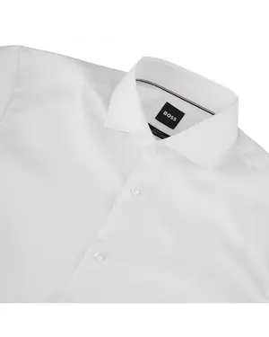 Hugo Boss Lapel Long-sleeved Shirt