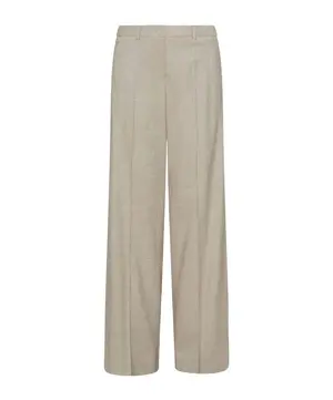 Marella Sable Straight-leg Trousers - Hazelnut Brown