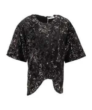 NICCOLO PASQUALETTI Short-sleeved Sequined T-shirt