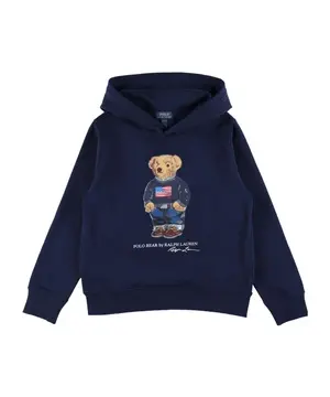 Polo Ralph Lauren Long-sleeved Hooded Sweatshirt - Black