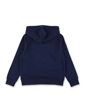 Polo Ralph Lauren Long-sleeved Hooded Sweatshirt With Teddy Bear Print