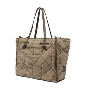 GIANNI CHIARINI Quilted Tote Bag With Removable Clutch
