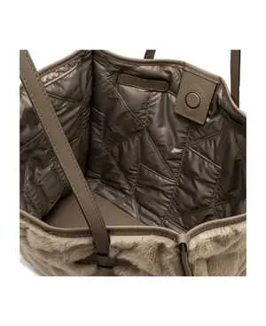 GIANNI CHIARINI Quilted Tote Bag With Removable Clutch