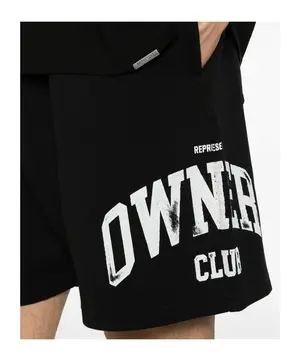 REPRESENT Owners Logo-print Shorts