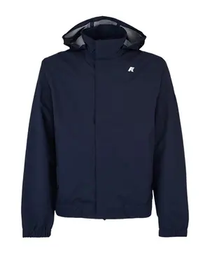 K-WAY Waterproof Hooded Jacket - Blue