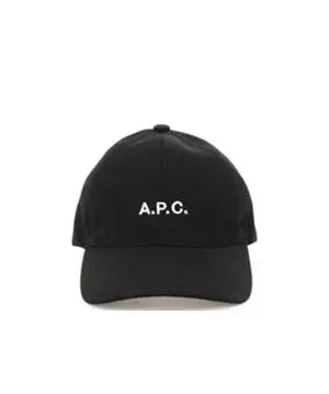 A.p.c. Logo Embroidered Baseball Cap - Black