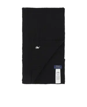 Polo Ralph Lauren Pony Embroidered Cable-knit Scarf