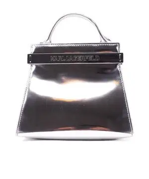 Karl Lagerfeld Logo Handbag - Black