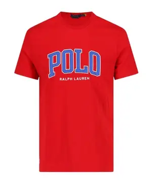 Polo Ralph Lauren Logo-printed Crewneck T-shirt - Red