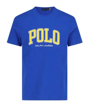 Polo Ralph Lauren Logo-printed Crewneck T-shirt - Blue