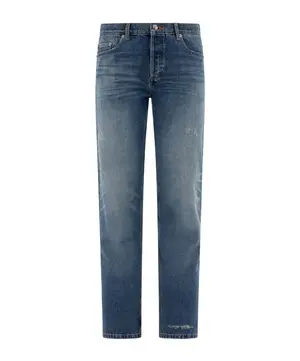 A.p.c. Straight Leg Distressed Jeans