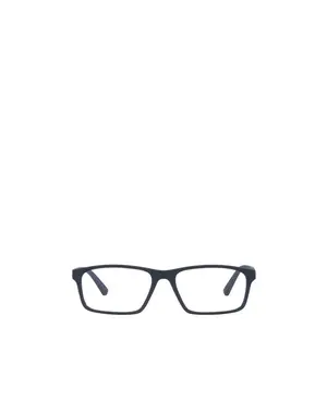 Emporio Armani Rectangle-frame Glasses - Black
