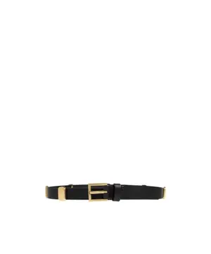 ALLSAINTS Stud-embellished Leather Belt - Black