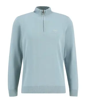 Barbour Half-zip Knit Sweater - Slate Grey