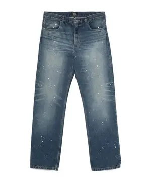 A.p.c. Relaxed Fit Twill Jeans - Blue