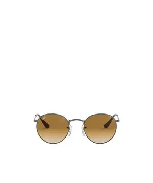 Ray-ban Round Flat Lenses Sunglasses - Brown