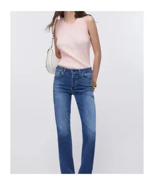 Liu Jo Two-tone Ribbed Tank Top