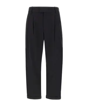SUN 68 Pleated Balloon-leg Pants - Black