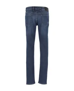 PT TORINO Washed-denim Slim-cut Jeans
