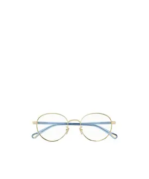 Chloé Eyewear Round Frame Glasses - Blue