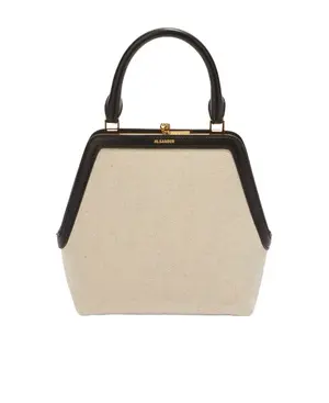 JIL SANDER Goji Square Small Top Handle Bag - Nude