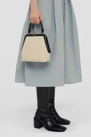 JIL SANDER Goji Square Small Top Handle Bag