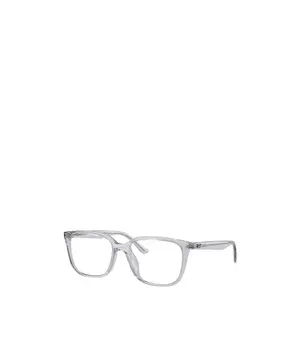 Ray-ban Geometric Frame Plain Glasses - Transparent Light Grey