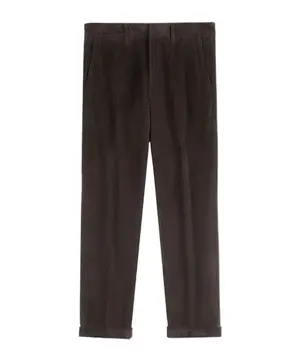 FAY Pleated Tailored Trousers - Brown